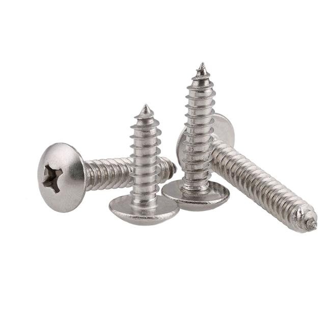 DIN967 Cross Recessed Pan Head Screw With Collar Heavy Duty