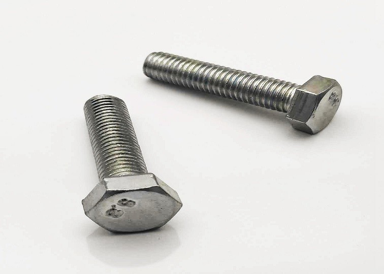 DIN 933 DIN931 Galvanized Carbon Steel Hex Bolts Bolt M10*25 Grade 4.8