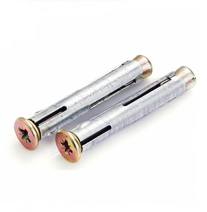 Carbon Steel Zinc Plated M8 Metal Frame Anchors Cold Forging Stamping