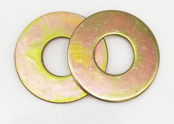 Galvanized Din 125 M20 Steel Flat Washers Carbon Material